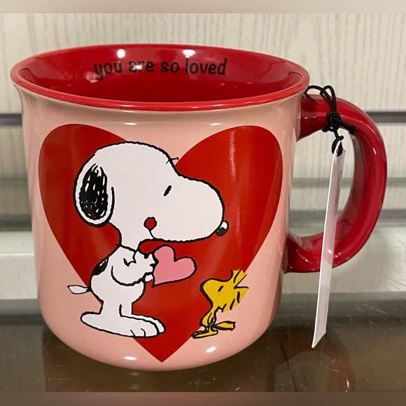 Peanuts | Dining | Peanuts Snoopy Woodstock Valentines Day Heart Loved ...